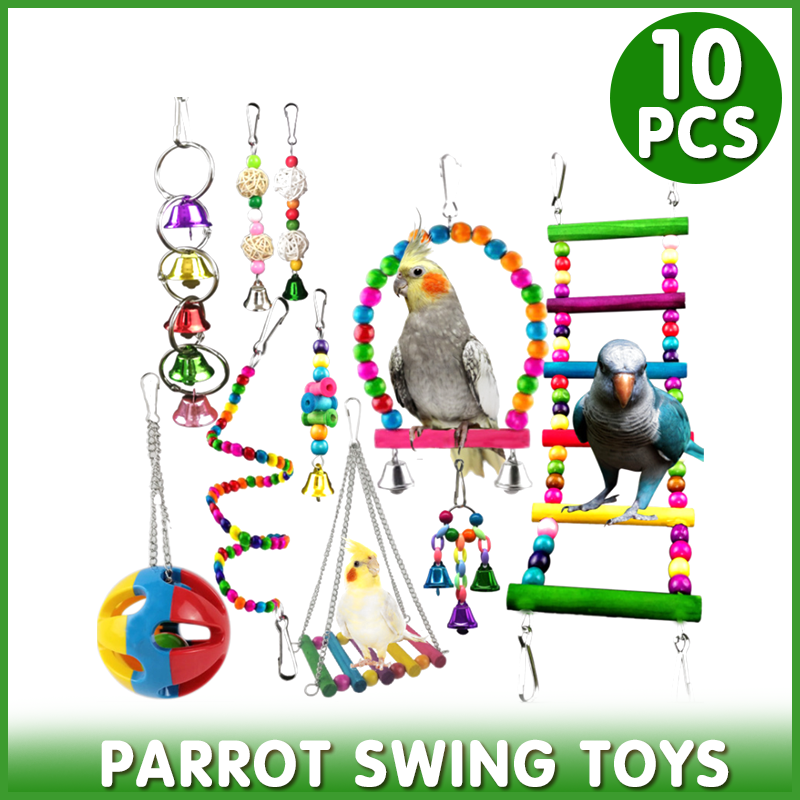 Bird Play Toys = 10 pieces – PetBase.au